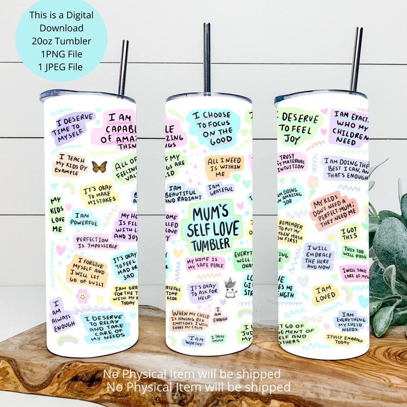 Mom Tumbler Sublimation Design 20oz Skinny Tumbler Design Etsy Uk