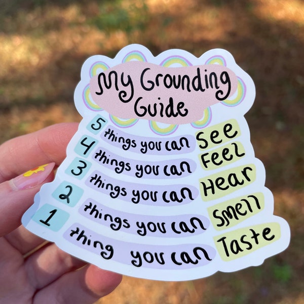 Grounding Stickers - Etsy