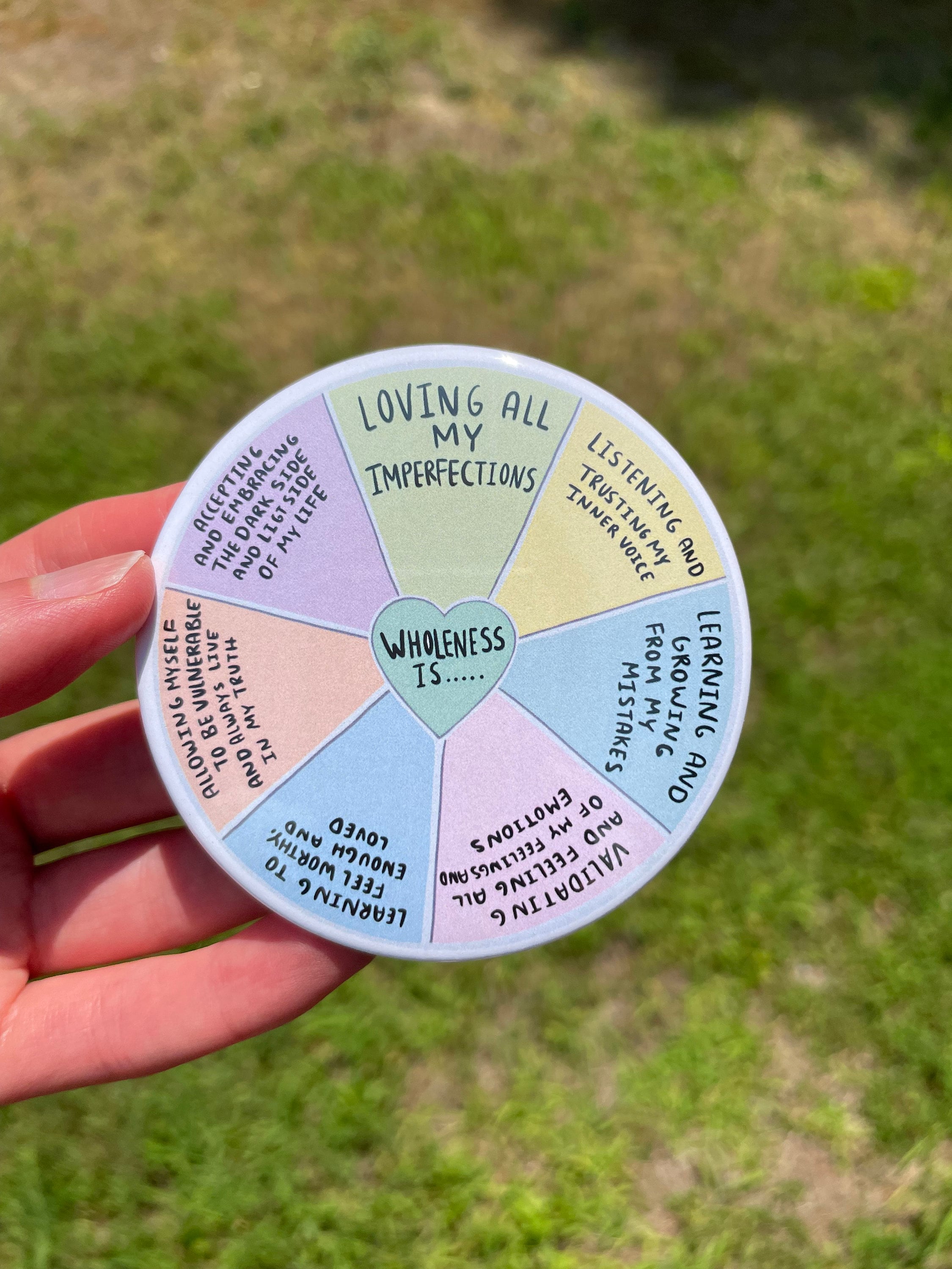 Affirmation Pin Mental Health Pin Self Care Gift Mental Health - Etsy