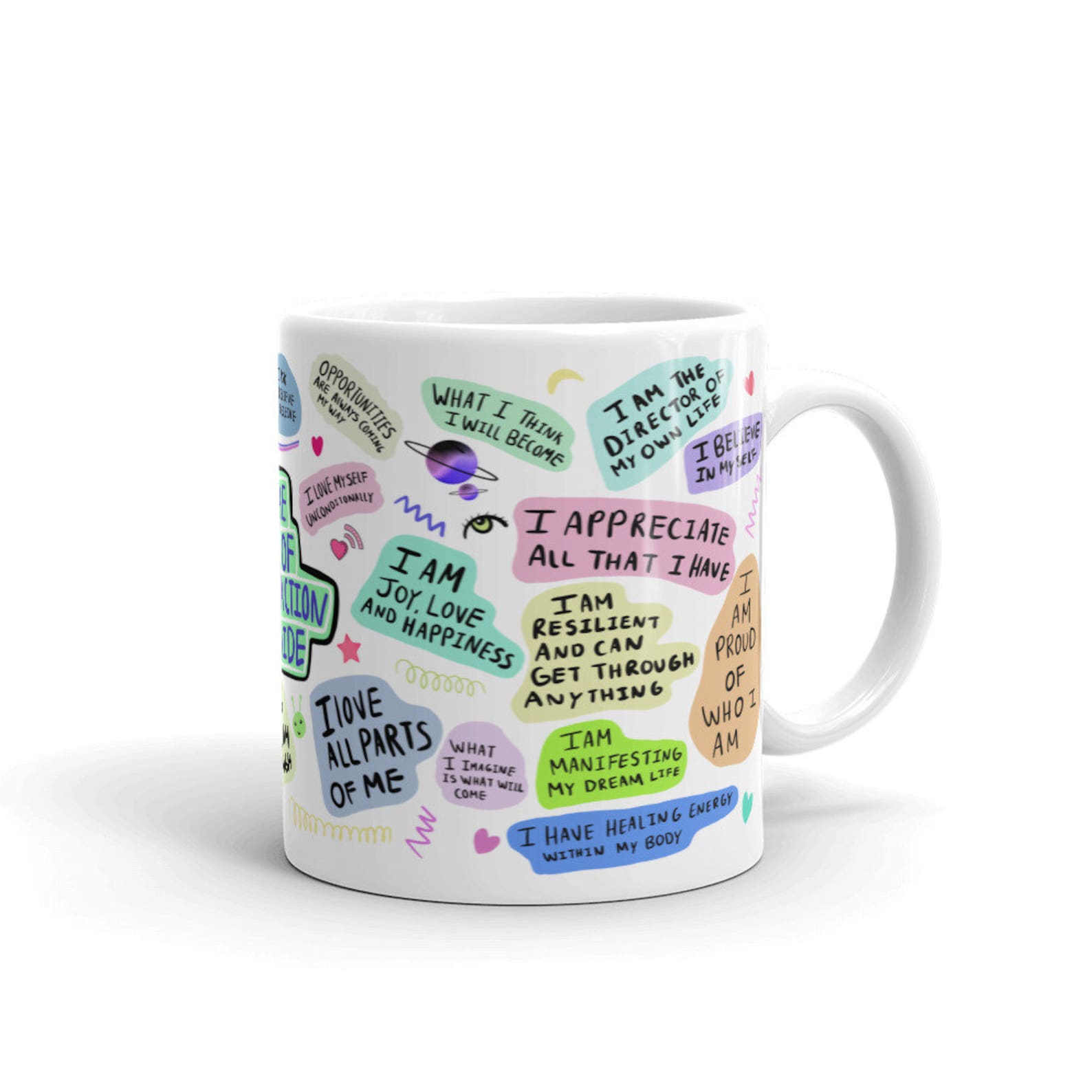 Affirmations Mug Inspirational Mug Motivational Mug Self | Etsy