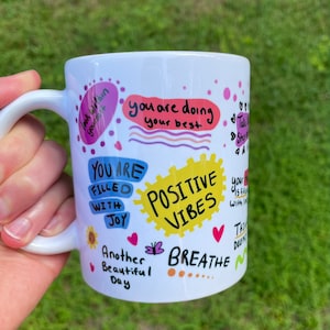 Daily Affirmations, Meditation Mug, Mindset Mug, Mugs for Teachers ...