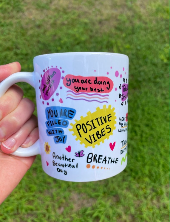 Daily Affirmations Meditation Mug Mindset Mug Mugs for - Etsy