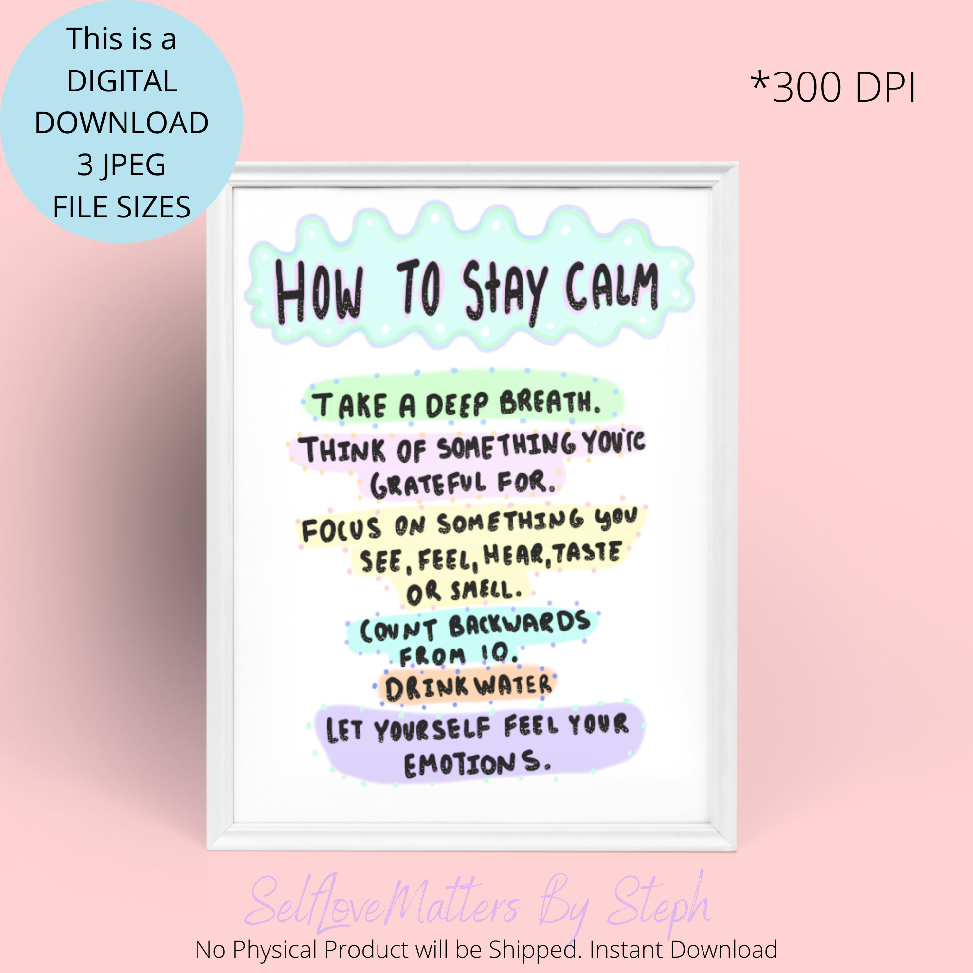 Mental Health Digital Download Mental Health Poster Anxiety | Etsy