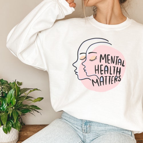 Mental Health Matters Sweatshirt Boho Rainbow Sweatshirt Etsy