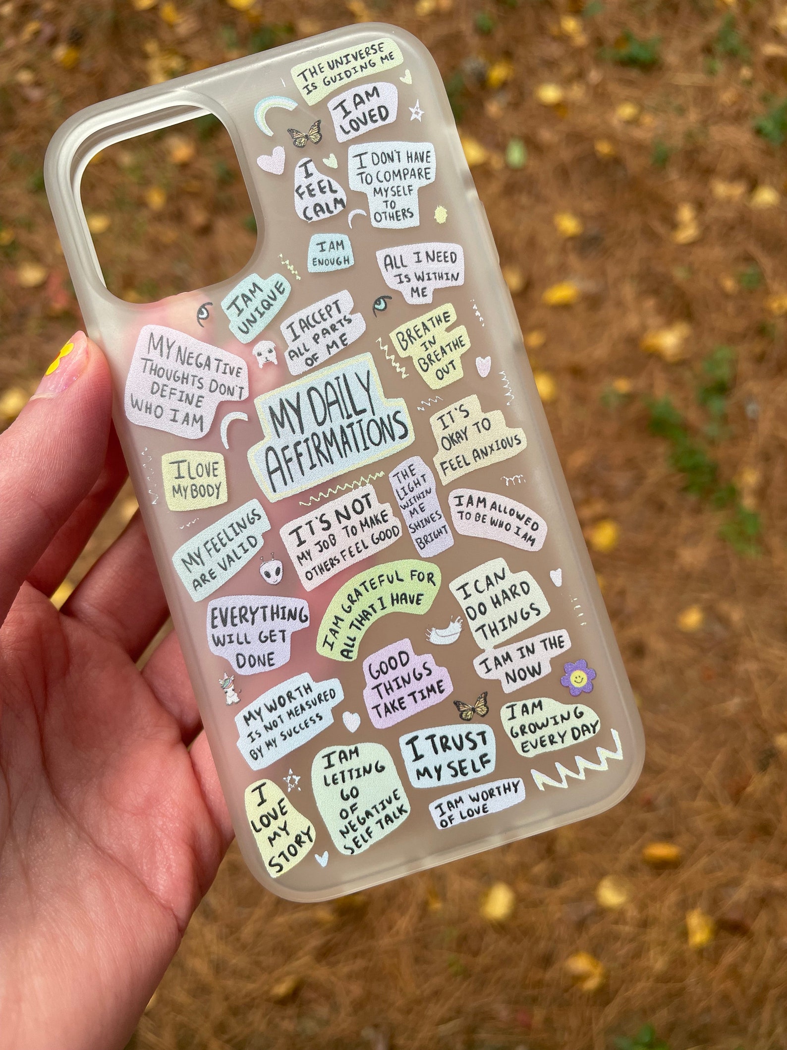 Aesthetic Quote Phone Case Inspirational Phone Case Mental - Etsy