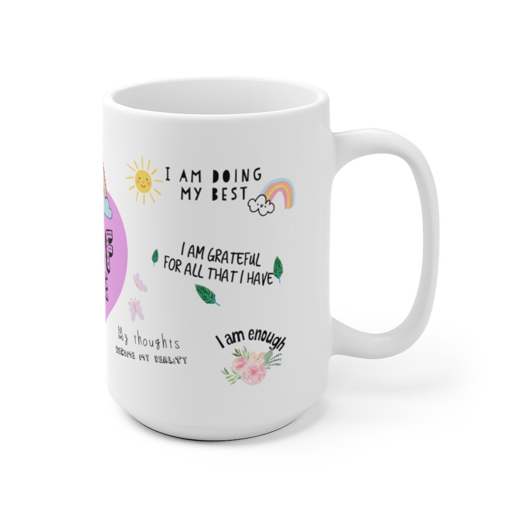 Self Love Mug Self Care Mug Positivity Gift Birthday Cute Mugs | Etsy