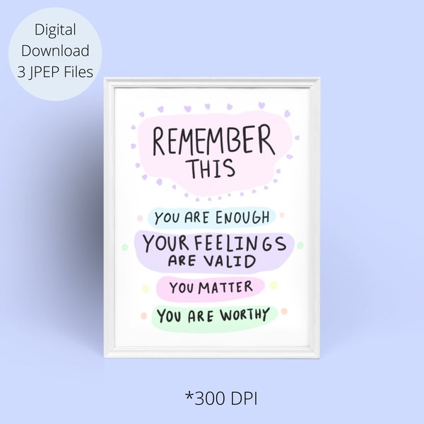 Safe Space for Everyone Poster Printable, Pride Flag Hearts, LGBTQ ...