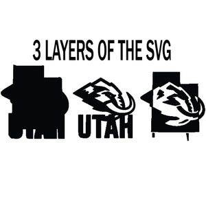 Utah "mammoth" State Logo Svg Png Pdf - Etsy