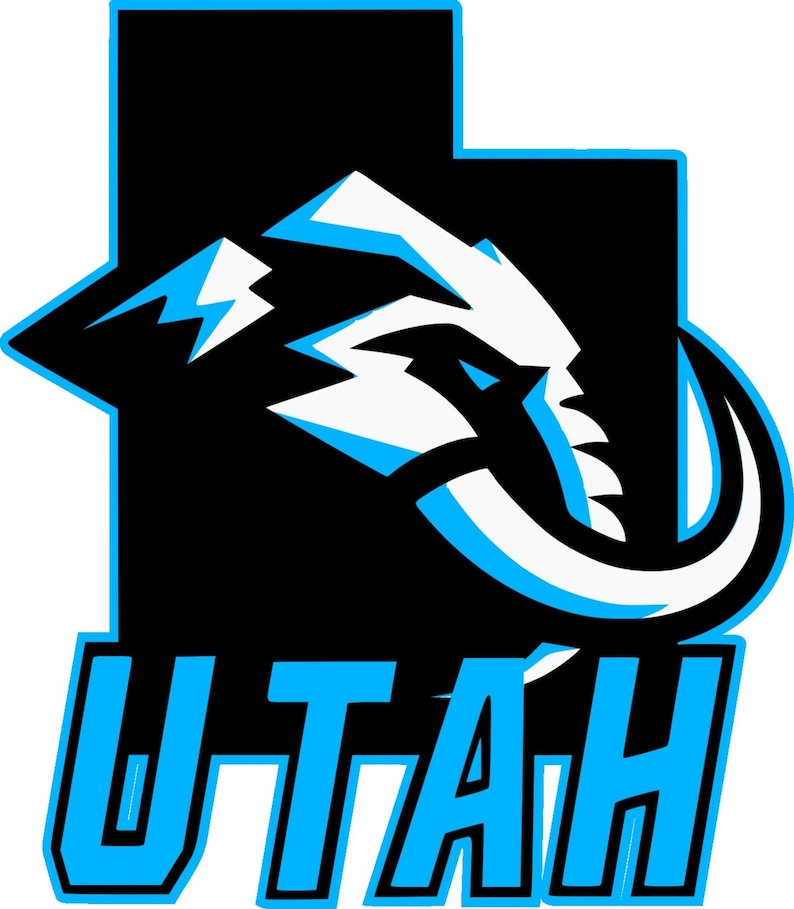 Utah "mammoth" State Logo Svg Png Pdf - Etsy