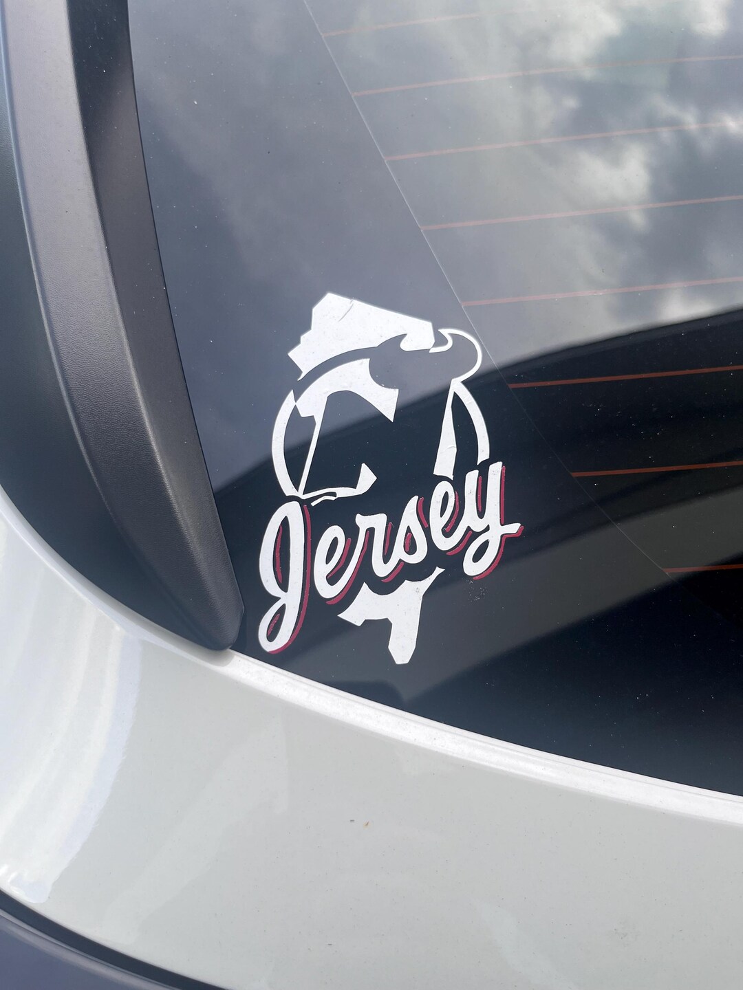 NJ Devils “jersey “ State Vinyl - Etsy