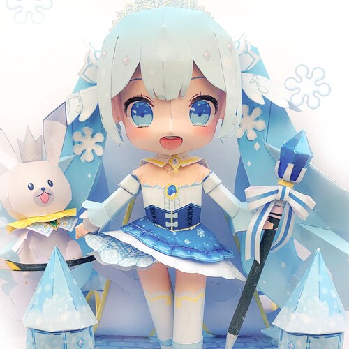 Mikuluka Papercraft Pepakura 3D Model Paper Jpg - Etsy