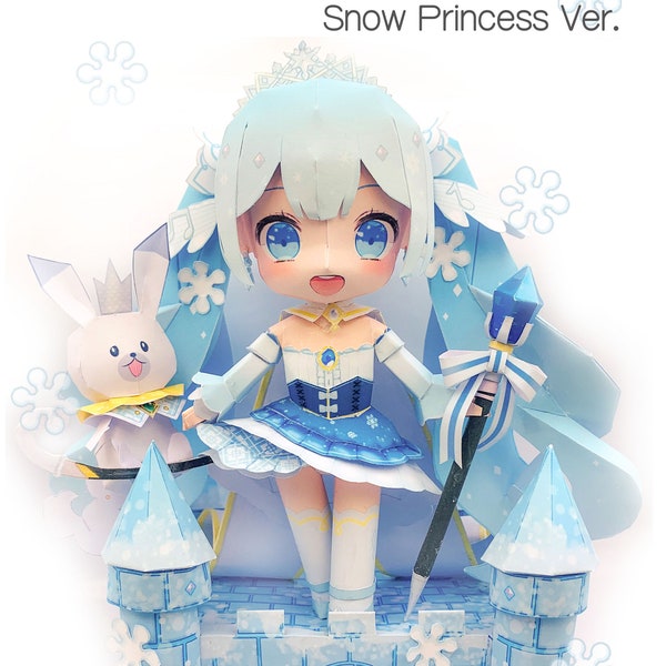 Strawberry Miku Papercraft - Etsy