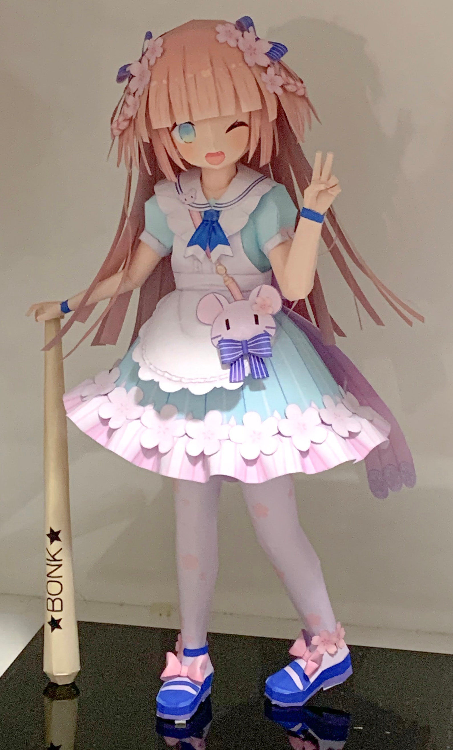 Vtuber, Mchikomame , Papercraft , Pepakura, 3D Model Paper , PDF ...