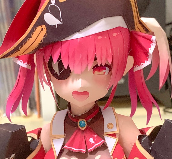 Vtuber Marine Papercraft Pepakura 3D Model Paper PDF - Etsy Australia