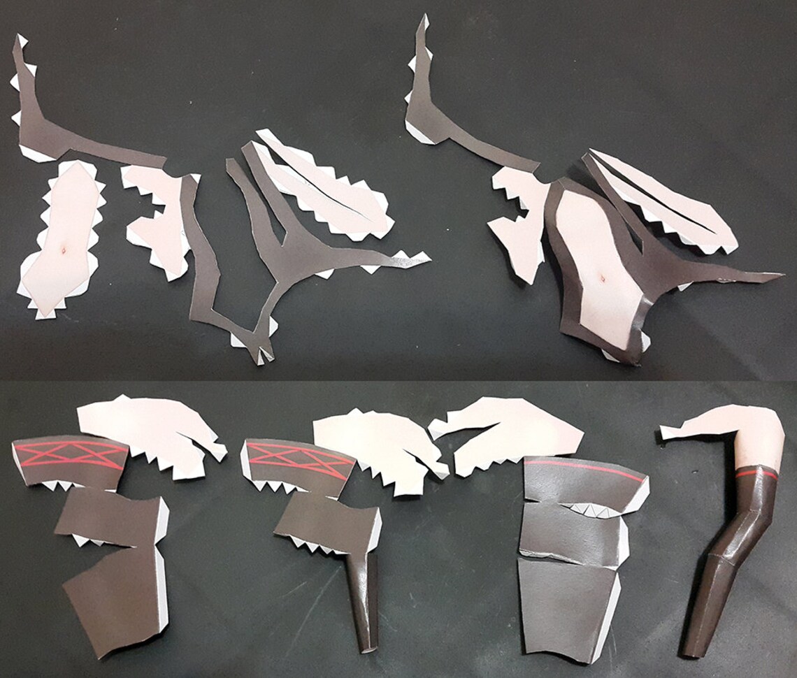 Illya Papercraft Pepakura 3D Model Paper PDF Template - Etsy