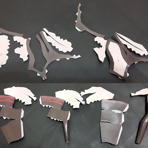 Illya , Papercraft , Pepakura, 3D Model Paper , PDF Template , DIY , A4 ...