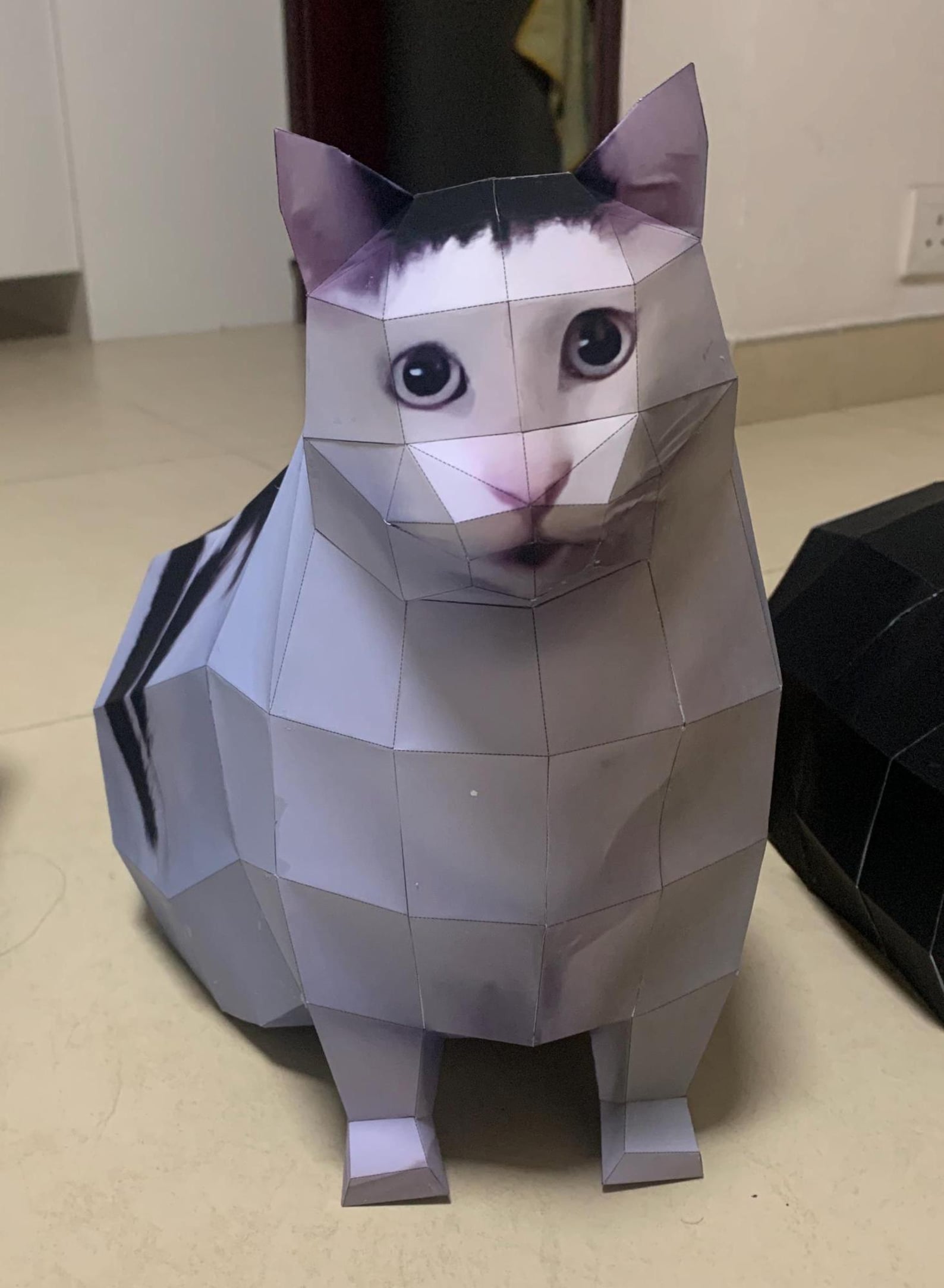 Big Huh Cat ,1:1 , Memes , Papercraft , PDF Template , DIY , A4 - Etsy