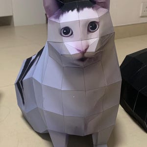 Big Huh Cat ,1:1 , Memes , Papercraft , PDF Template , DIY , A4 - Etsy ...