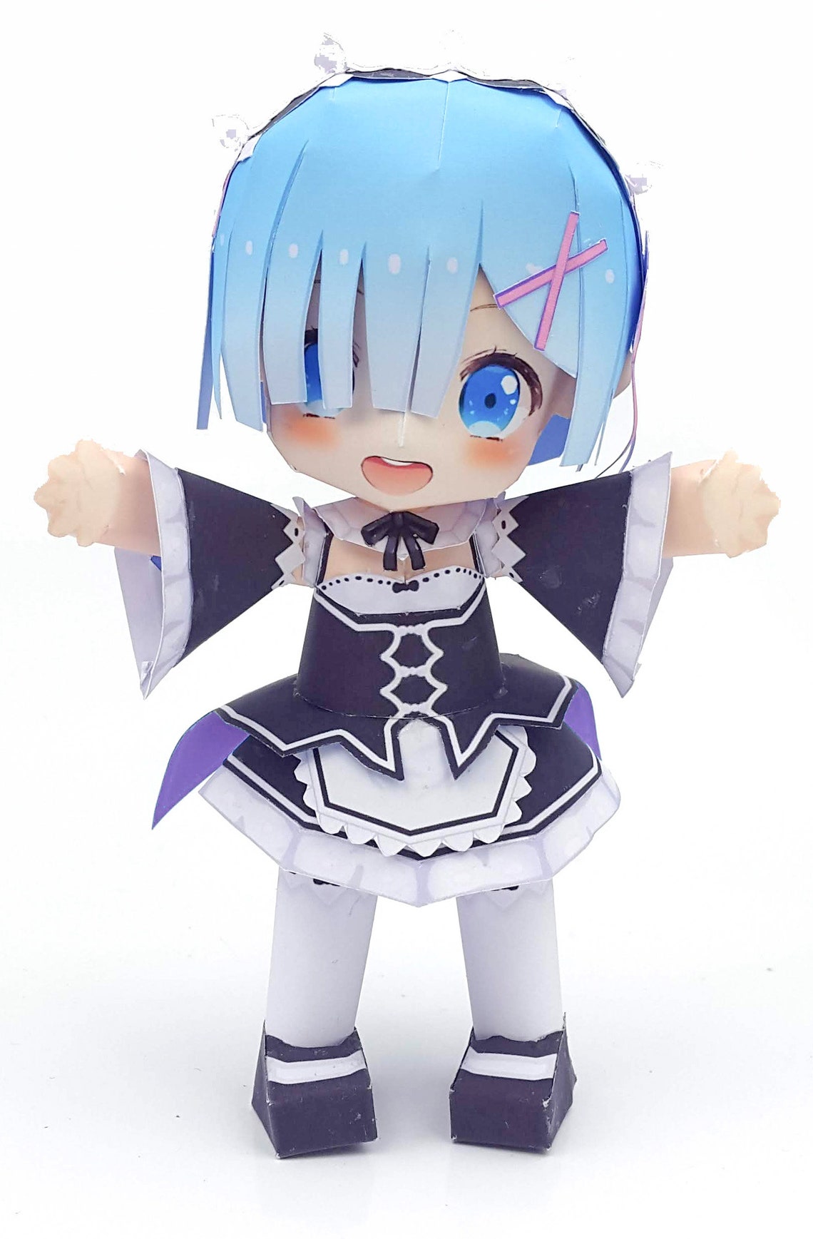 Rem Ram emilia Beatrice Papercraft Pepakura 3D Model | Etsy Canada