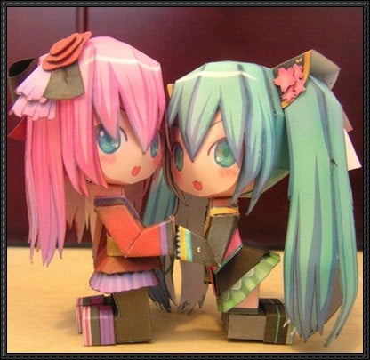 Mikuluka , Papercraft , Pepakura, 3D Model Paper , Jpg Template , DIY ...