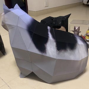 Big Huh Cat ,1:1 , Memes , Papercraft , PDF Template , DIY , A4 - Etsy ...