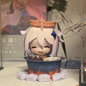 Genshinimpact,paimon, Papercraft , Pepakura, 3D Model Paper , PDF ...