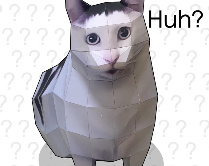 Vtuber, EN , Papercraft , Pepakura, 3D Model Paper , PDF Template , DIY ...