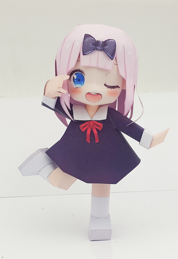 Blank Chibi Papercraft Template