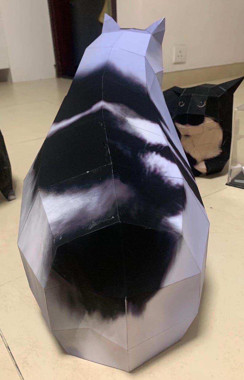 Big Huh Cat ,1:1 , Memes , Papercraft , PDF Template , DIY , A4 - Etsy