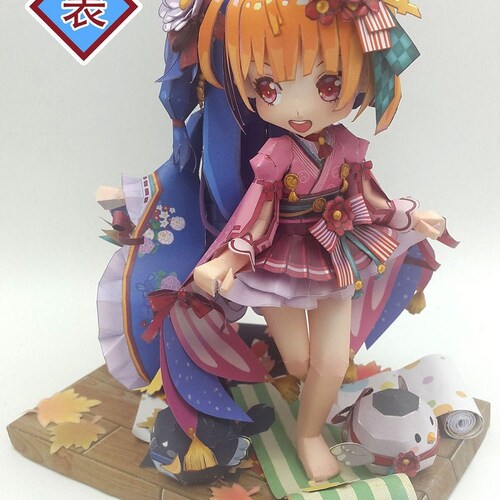 Vtuber EN Papercraft Pepakura 3D Model Paper PDF - Etsy