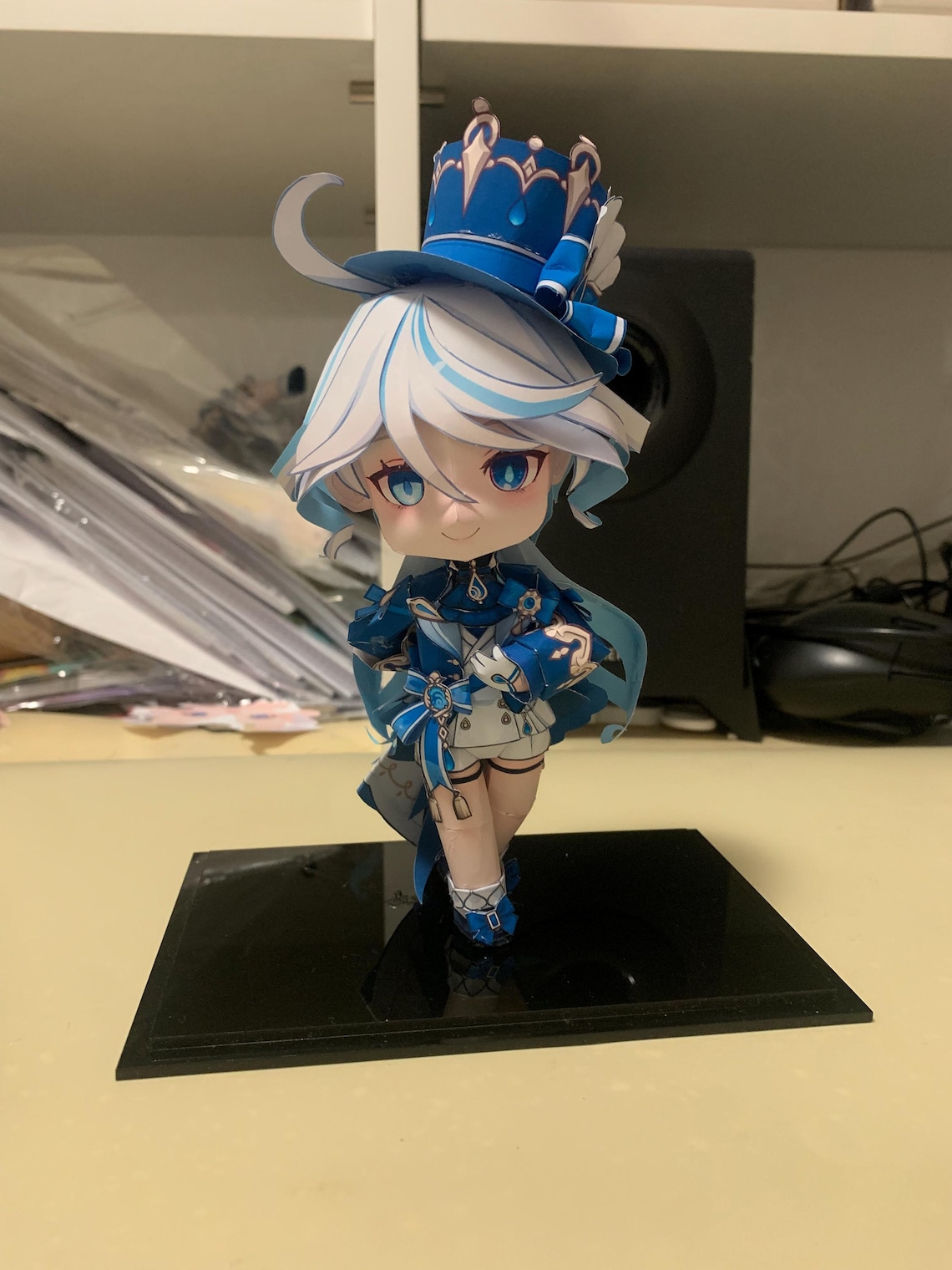 Genshinimpact, Furina, Papercraft , Pepakura, 3D Model Paper , PDF ...