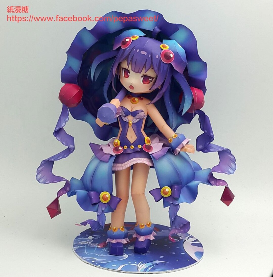 Noa , Shironeko , Papercraft , Pepakura, 3D Model Paper , PDF Template ...