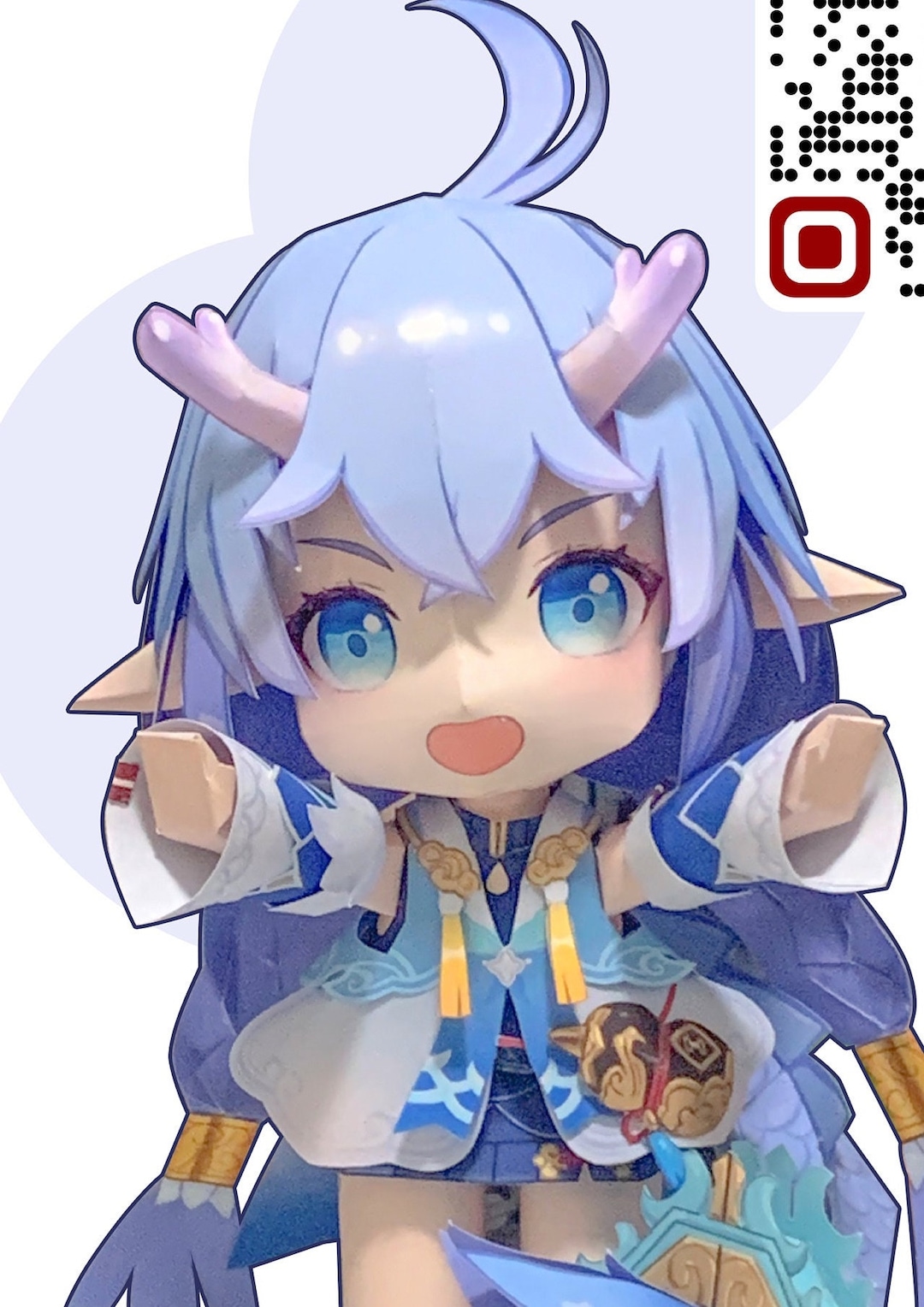 Star Rail ,bailu, Papercraft , Pepakura, 3D Model Paper , PDF Template , DIY , A4 - Etsy