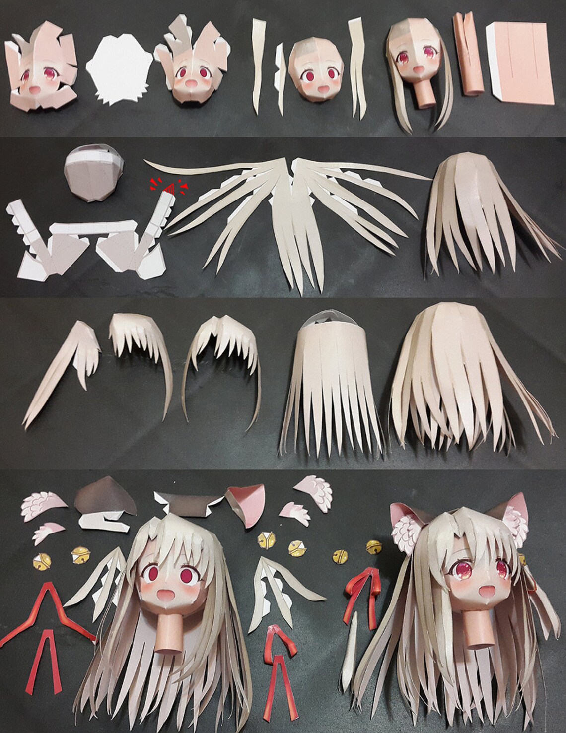 Illya , Papercraft , Pepakura, 3D Model Paper , PDF Template , DIY , A4 ...