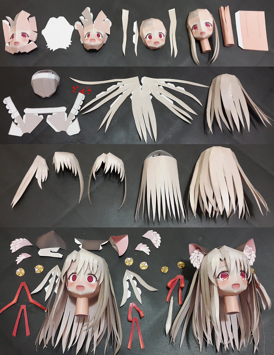 Illya Papercraft Pepakura 3D Model Paper PDF Template - Etsy