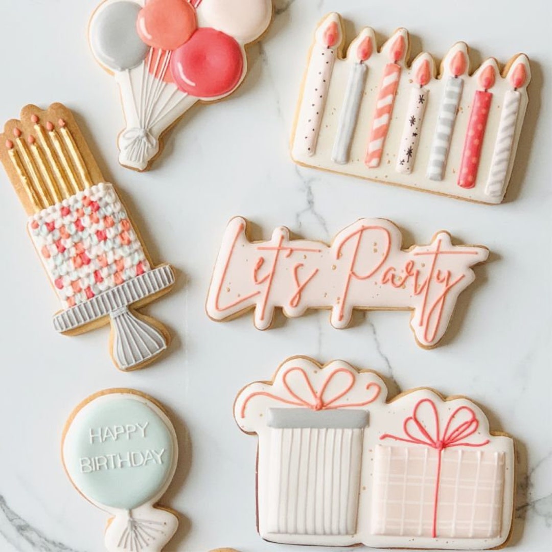 BIRTHDAY BALLOON With TASSELS Lissie Lou Cutter & Embosser - Etsy