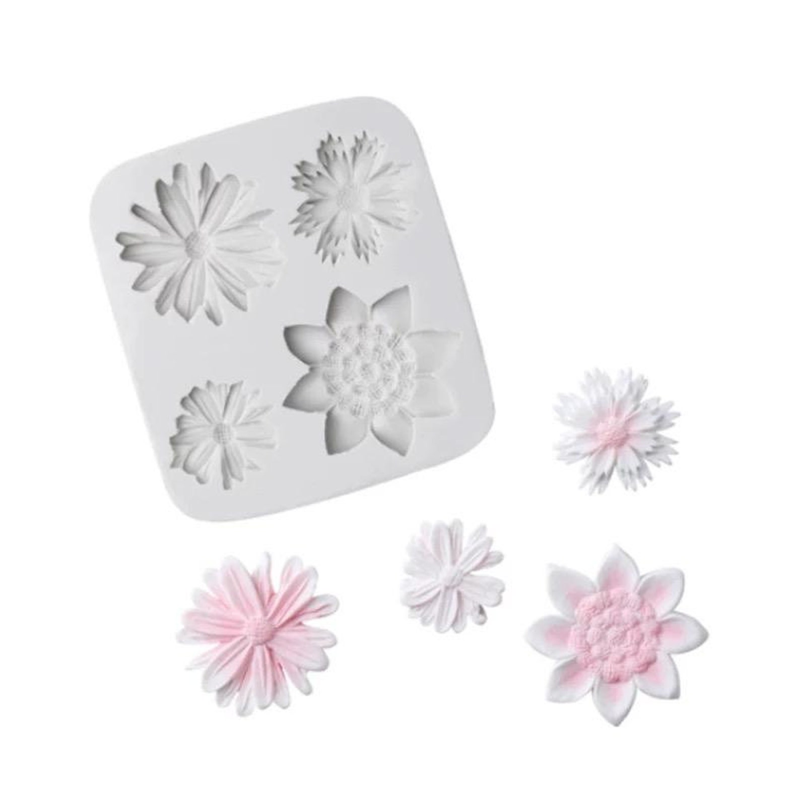 DAISY QUAD Silicone Mold Sold Individually - Etsy