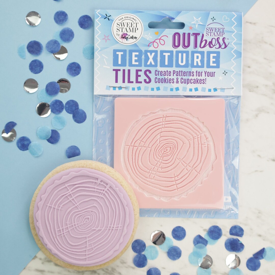 TREE STUMP Outboss Texture Tiles by Sweet Stamp - Etsy