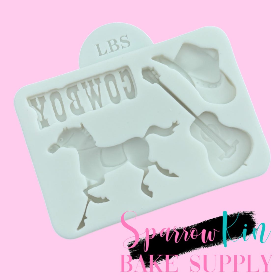 COWBOY THEME Silicone Mold (sold Individually) | Rodeo | Western ...