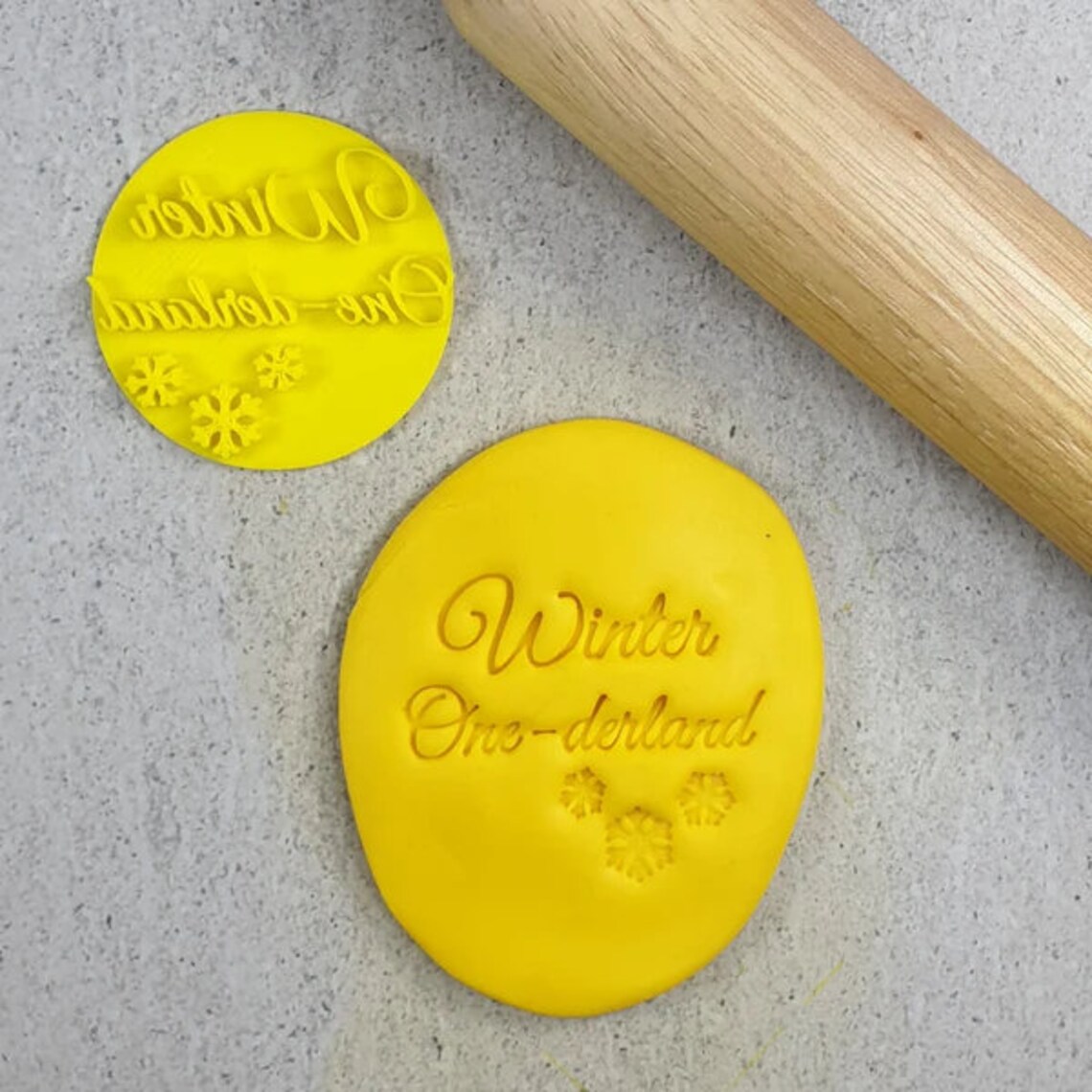 WINTER ONE-DERLAND 111 Custom Cookie Embosser - Etsy
