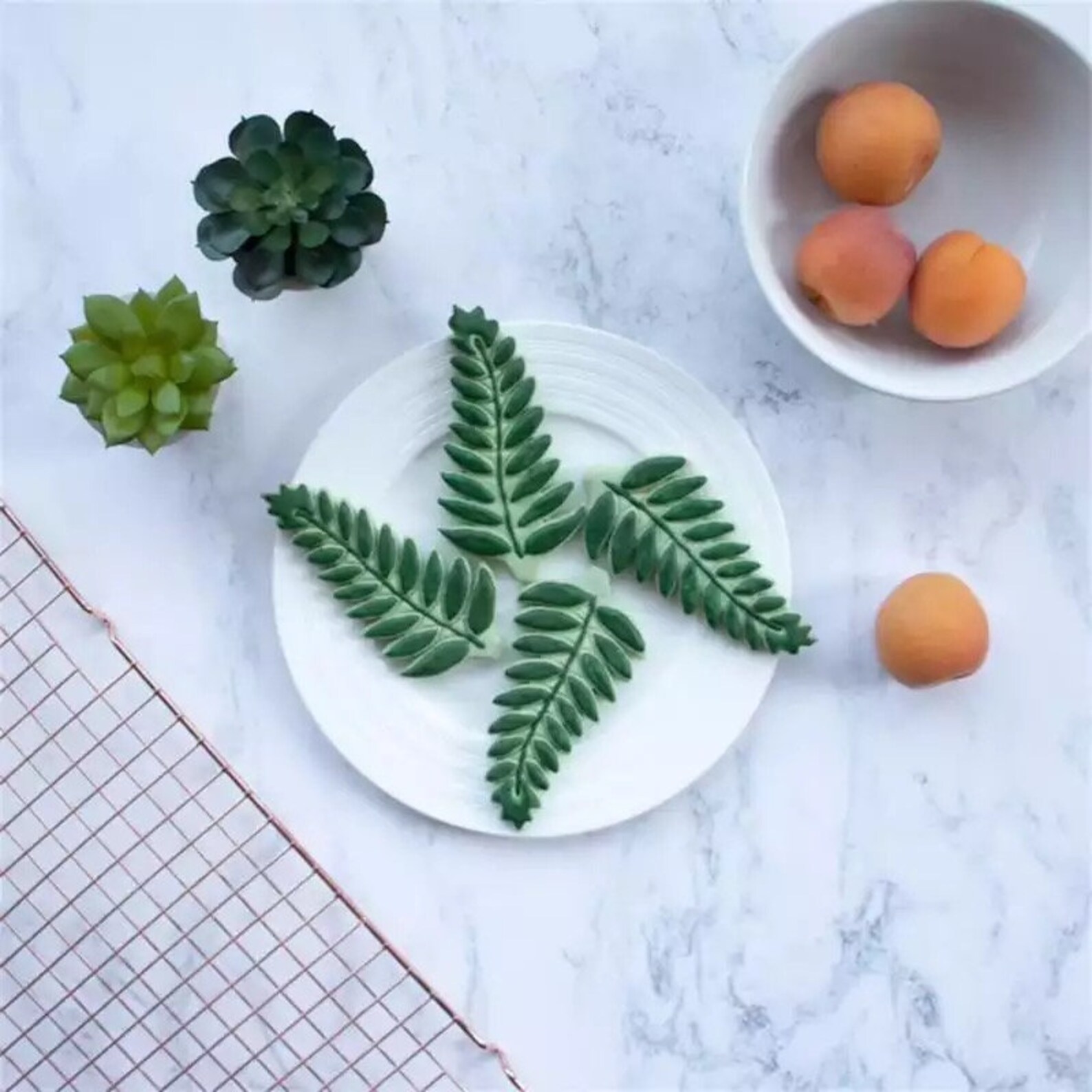 4PC LEAF AND FERN Cutter Set - Etsy