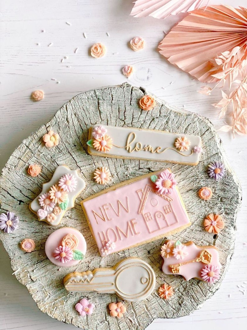 HOME in VERITY Font EMBOSSER by Lissie Lou London - Etsy