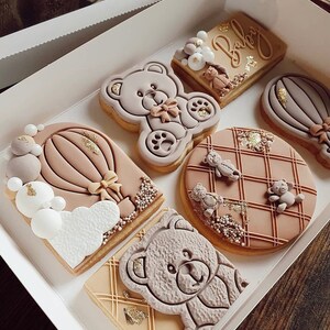 BABY SCRIPT Sarah Maddison Cookie Stamp - Etsy