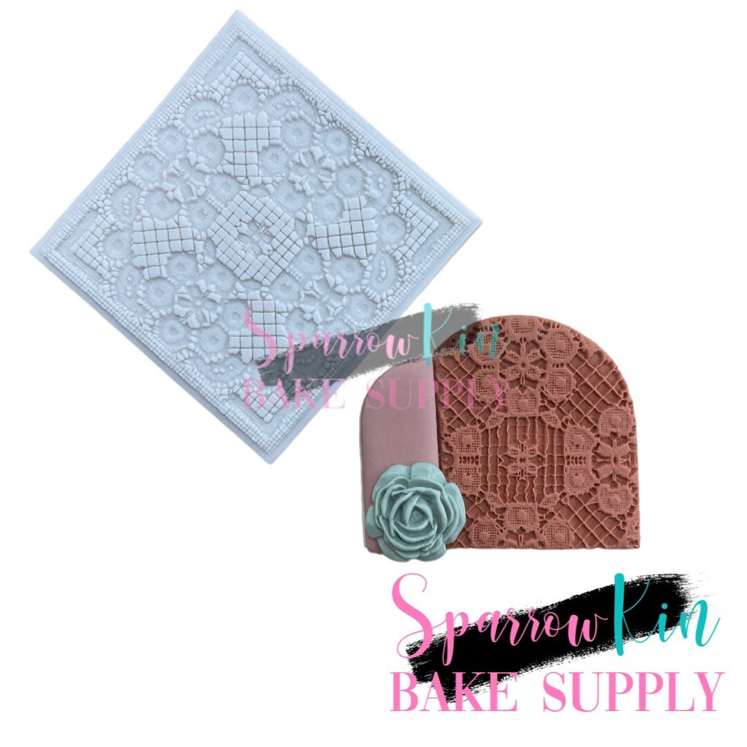 EMBROIDERY LACE EMBOSSER Silicone Mat - Etsy
