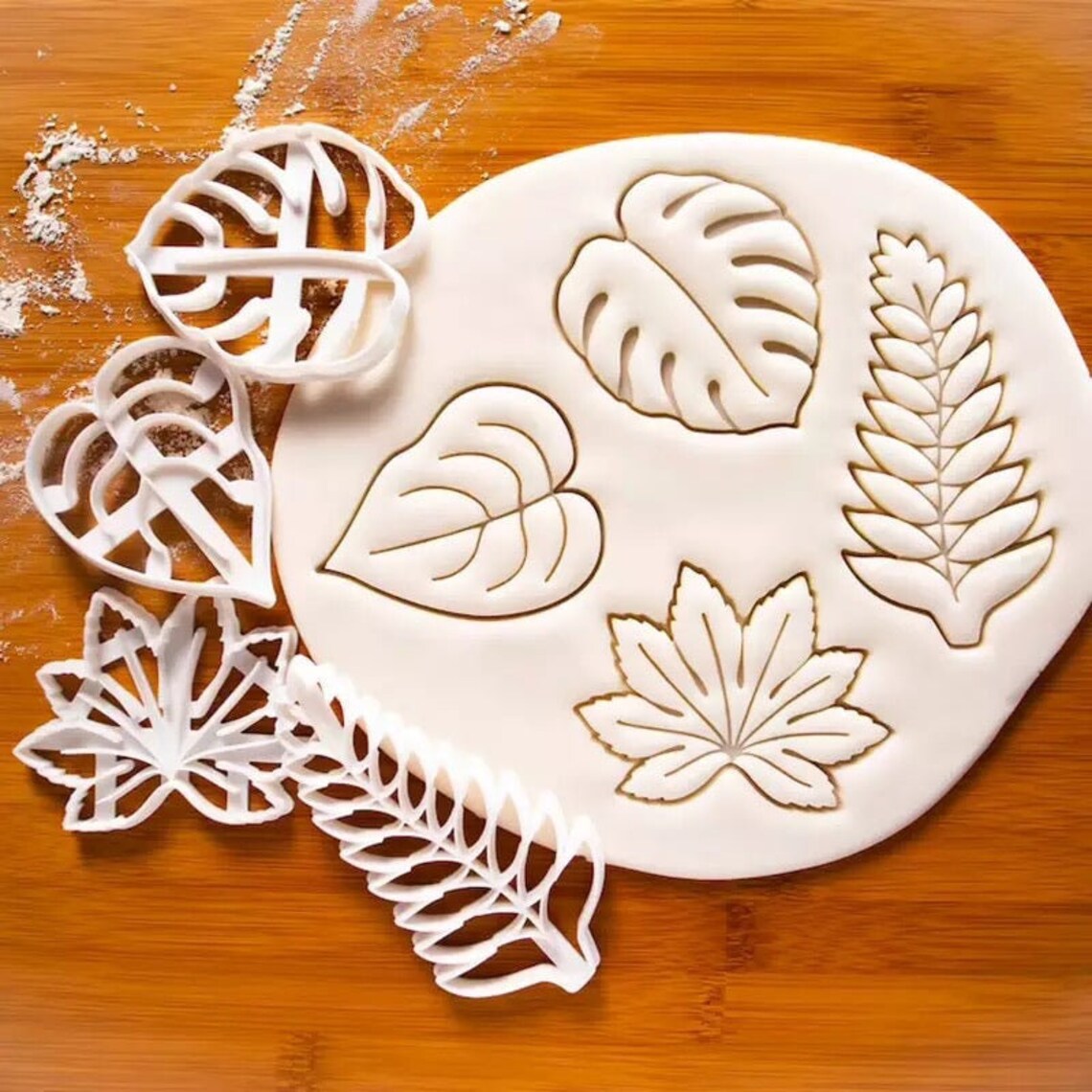 4PC LEAF AND FERN Cutter Set - Etsy