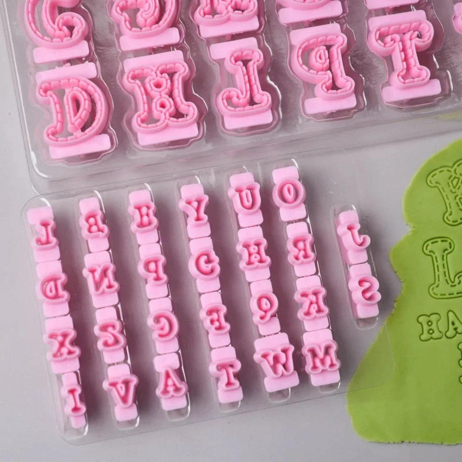 STITCHING ALPHABET EMBOSSING Stamp - Etsy