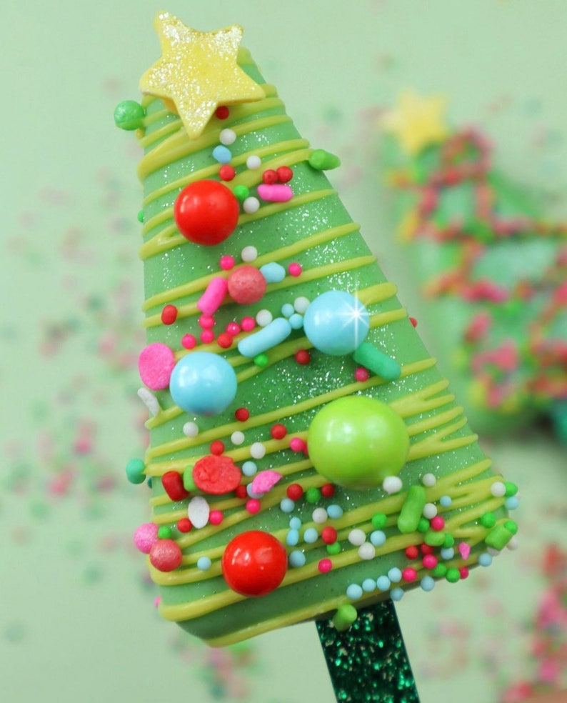 GREEN GLITTER Cakesicle/ Popsicle Sticks 12pk - Etsy