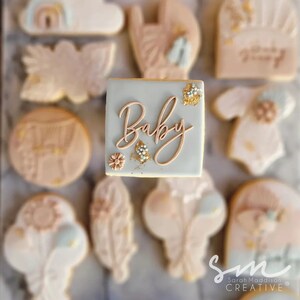 BABY SCRIPT Sarah Maddison Cookie Stamp - Etsy