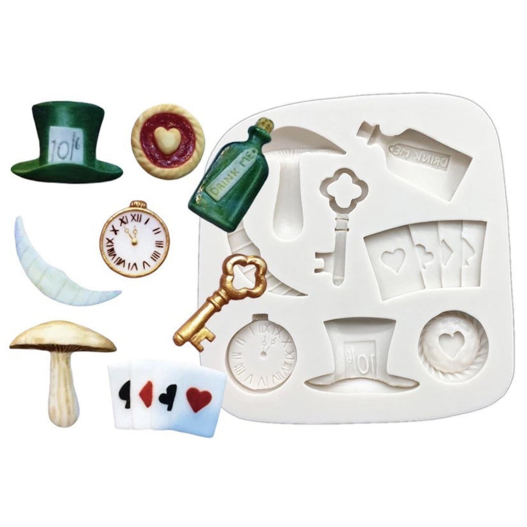 ALICE WONDERLAND THEME Silicone Mold - Etsy