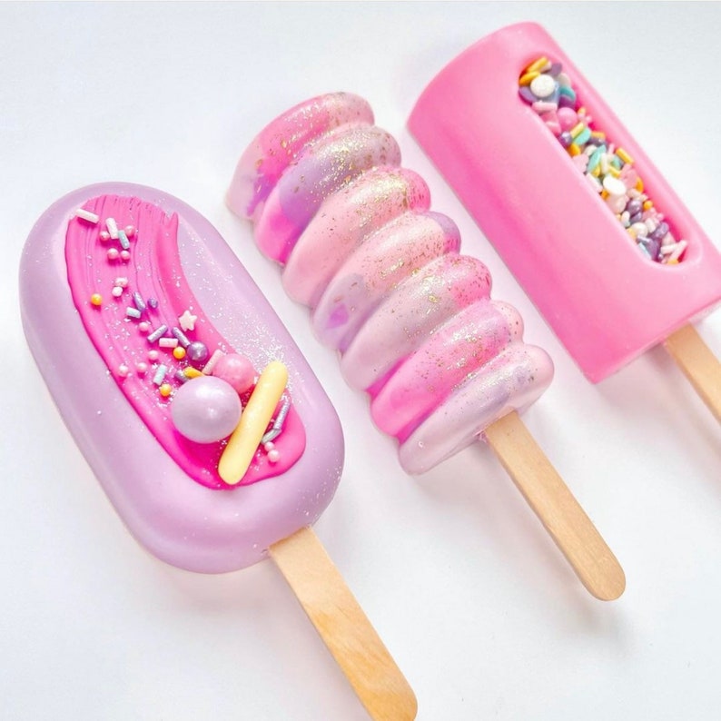 MINI SWIRL 8ct Popsicle Silicone Mold - Etsy